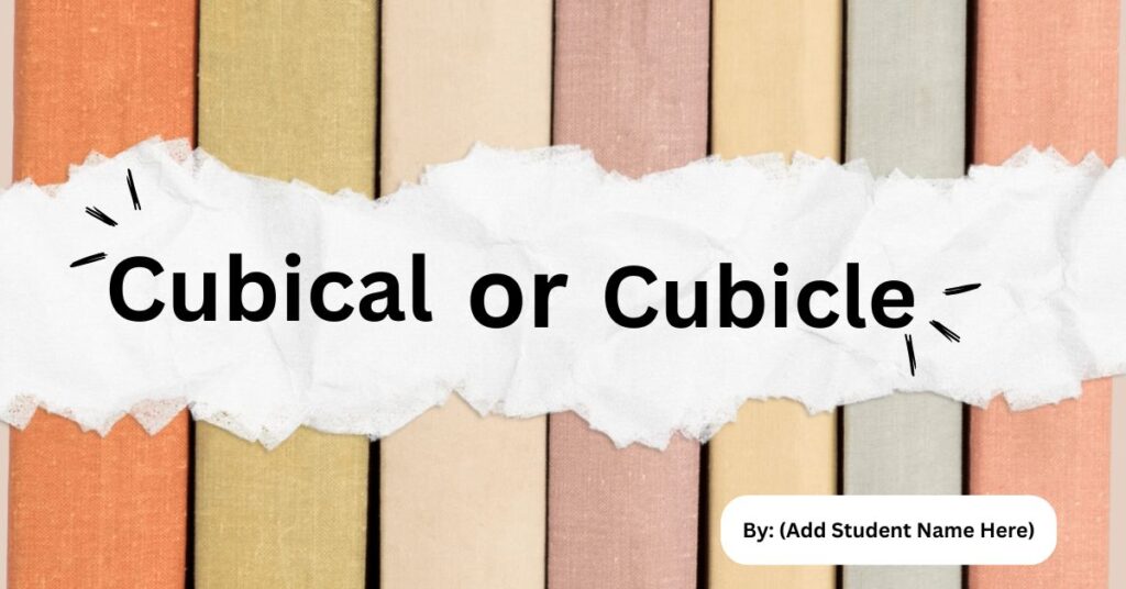 Cubical or Cubicle: What’s The Difference?