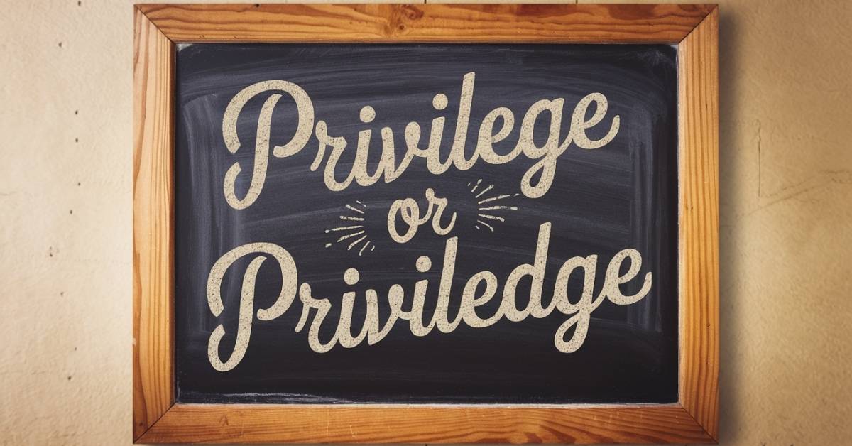 Privilege or Priviledge: What’s The Difference?
