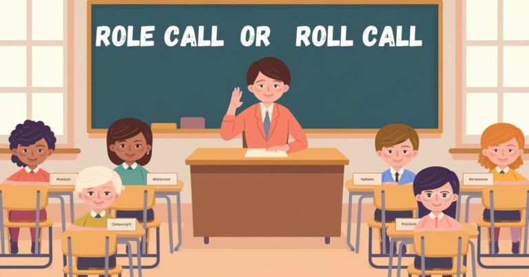 Role Call or Roll Call: What’s the Difference?