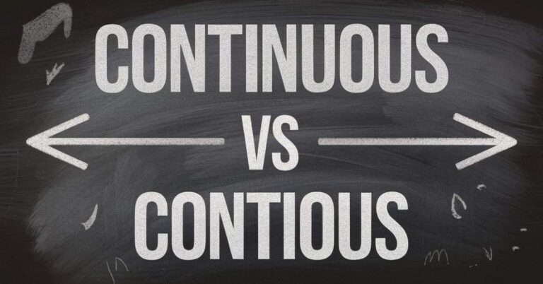Continuous vs Contious: What’s the Difference?