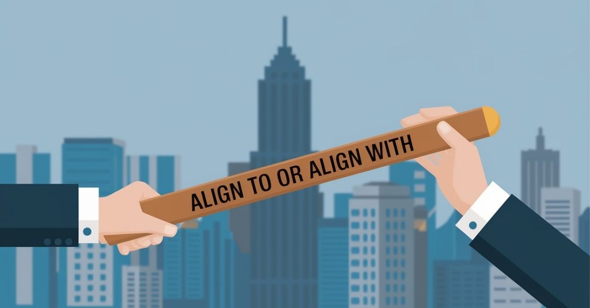 Align to or Align with: What’s the Difference?
